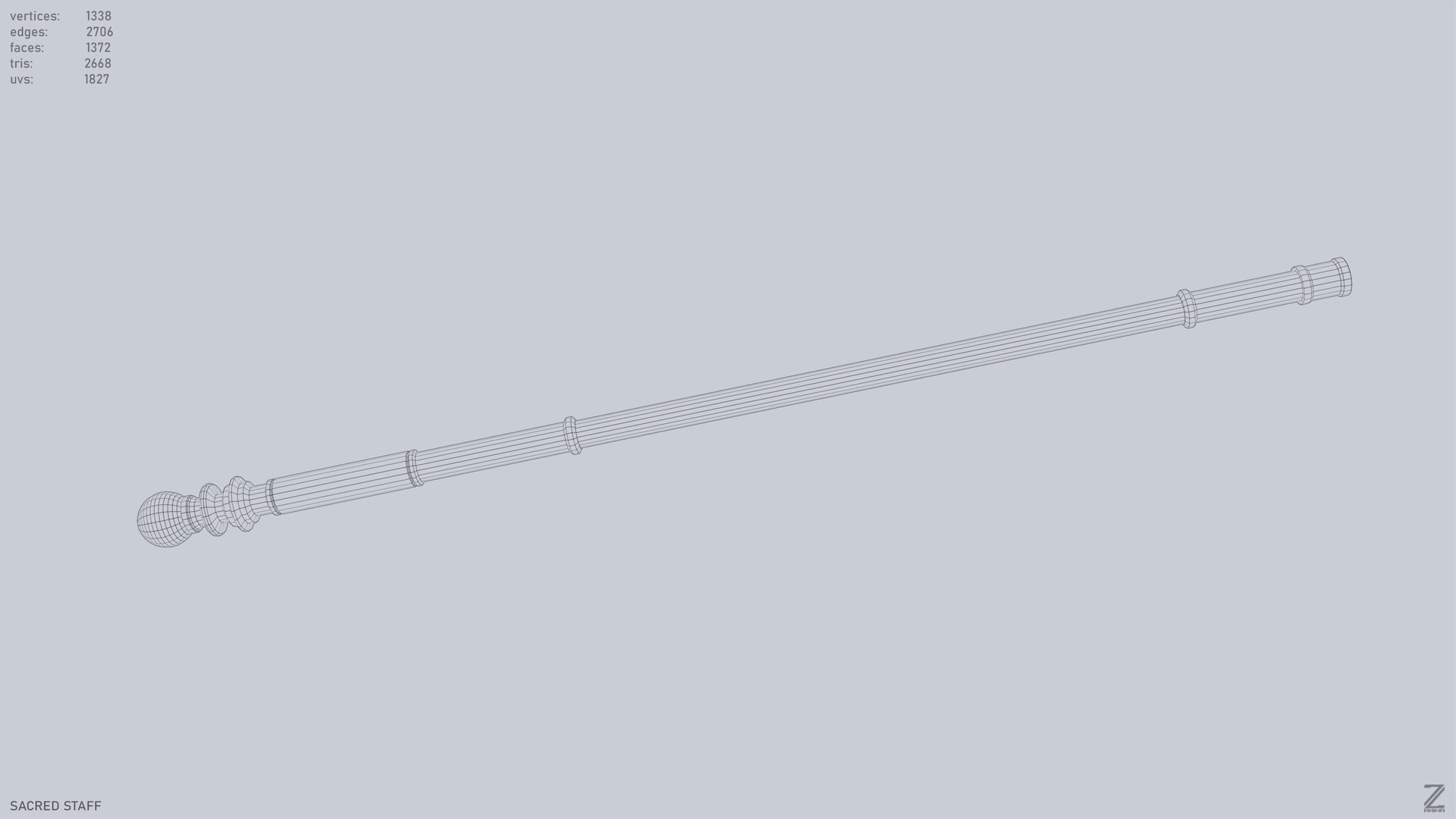 3D Sacred Staff Collection - TurboSquid 2239914