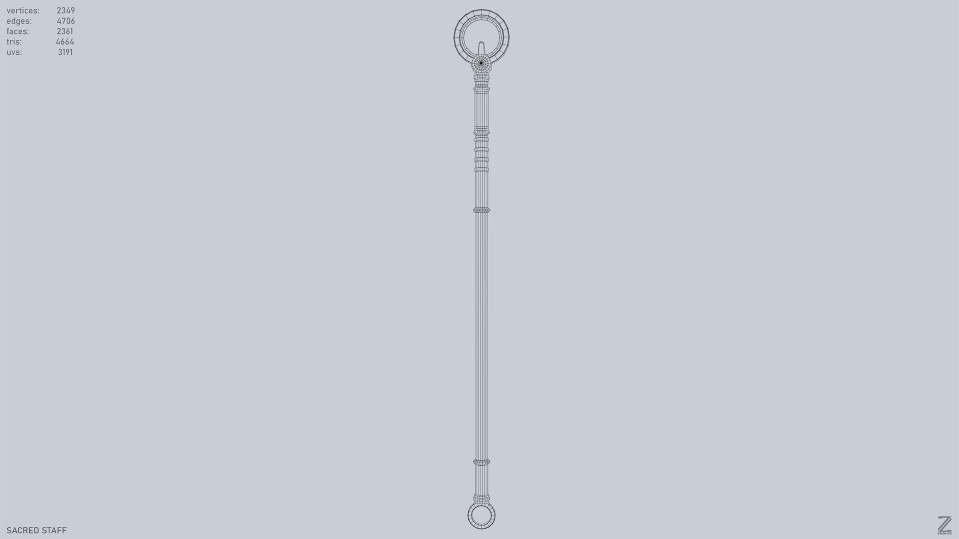 3D Sacred Staff Collection - TurboSquid 2239914