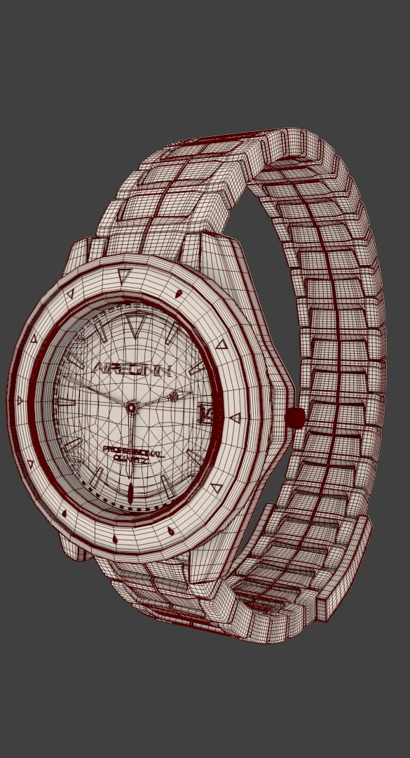 3d Model Of Wrist Watch