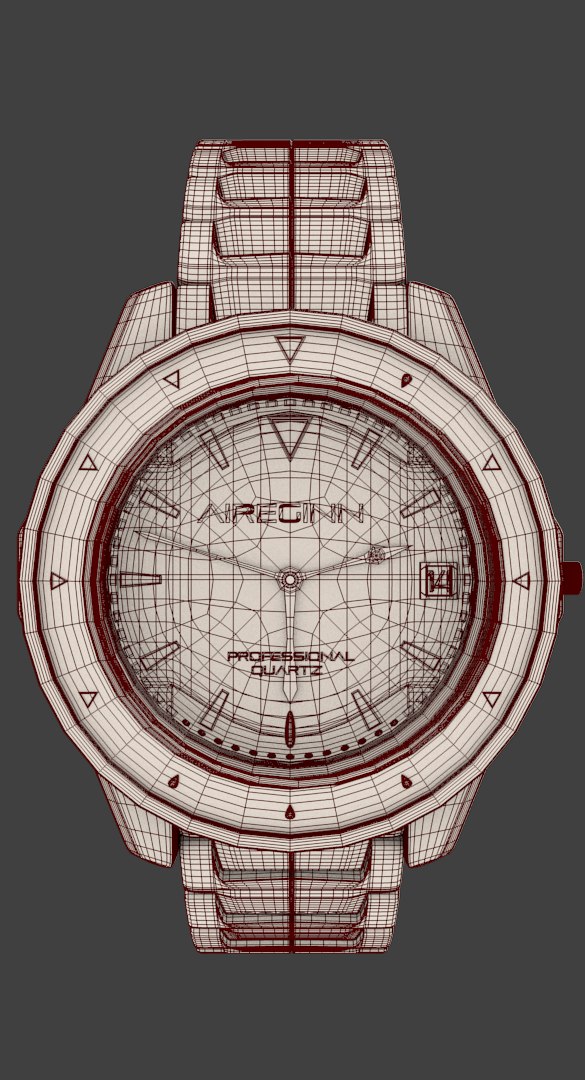 3d Model Of Wrist Watch