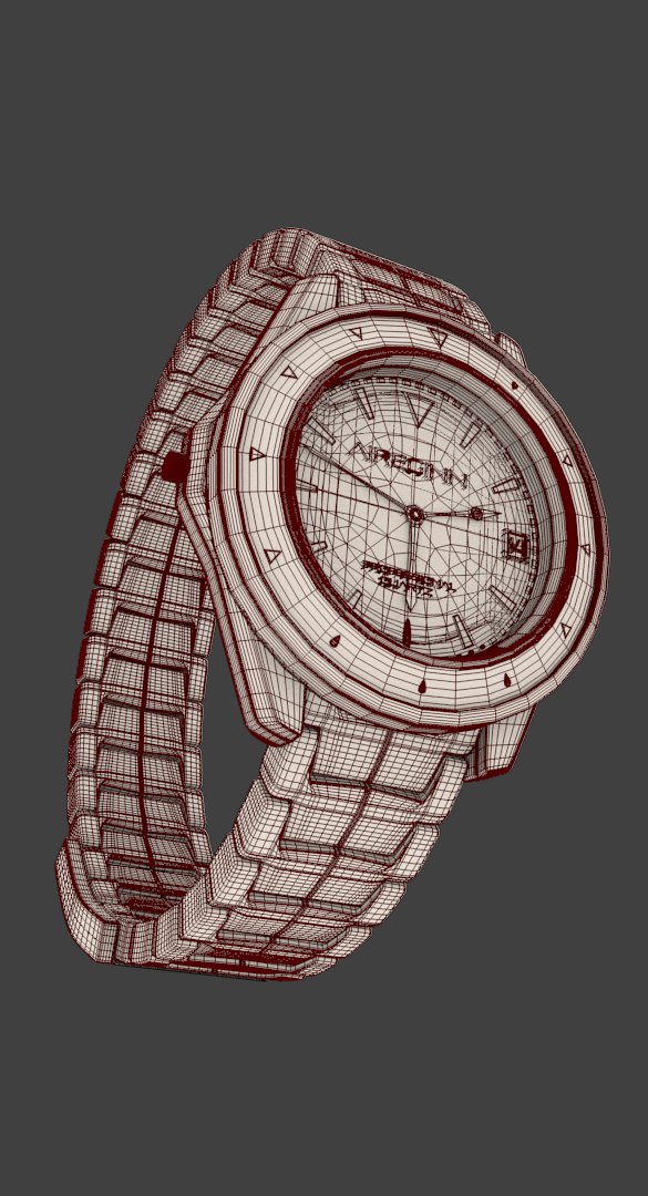 3d Model Of Wrist Watch