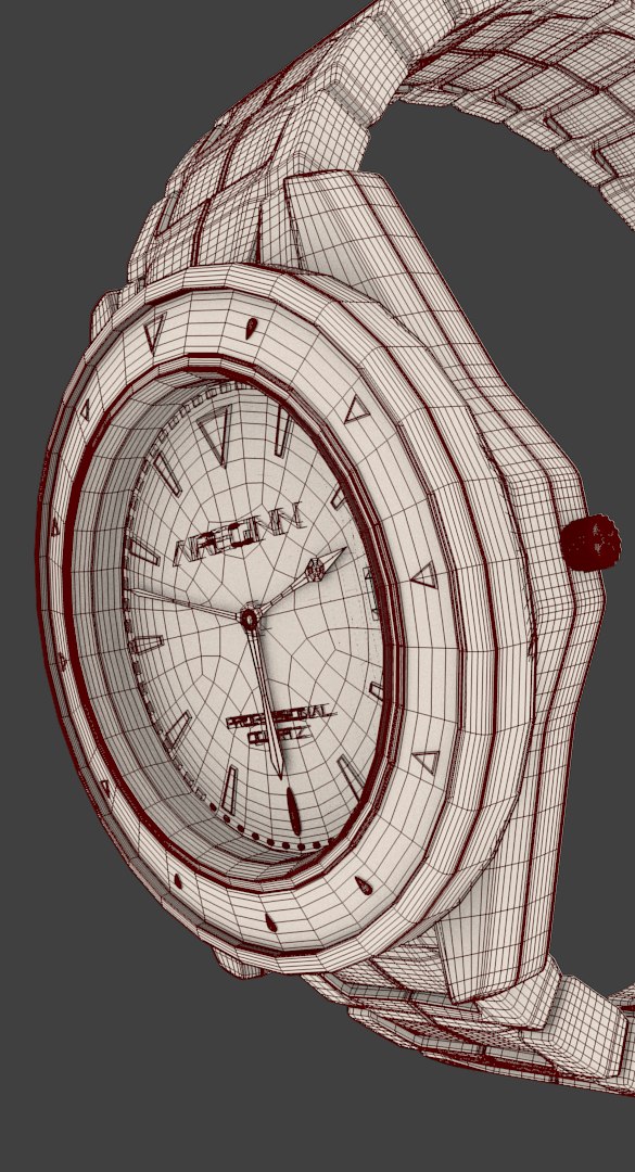 3d Model Of Wrist Watch