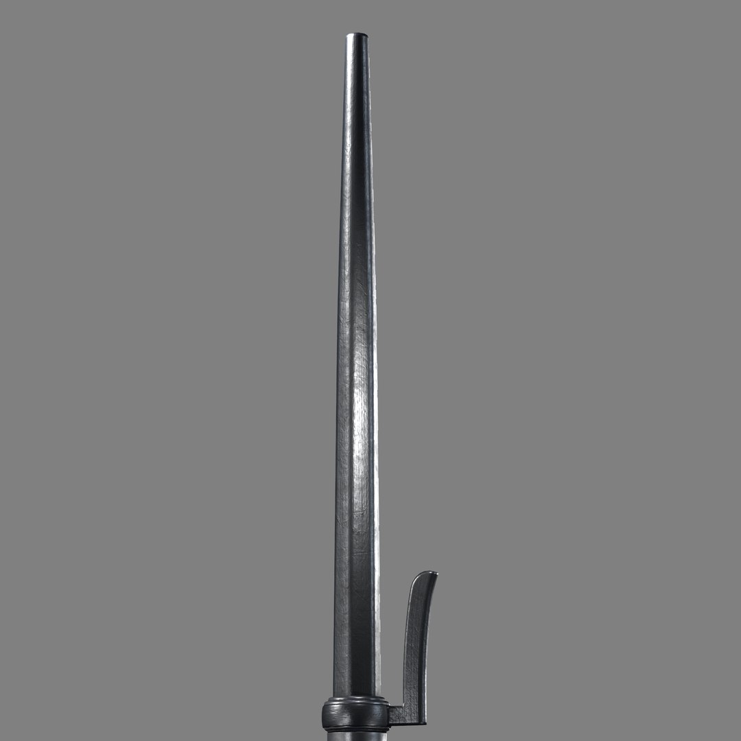 3D Model Japanese Traditional Truncheon - TurboSquid 1248838