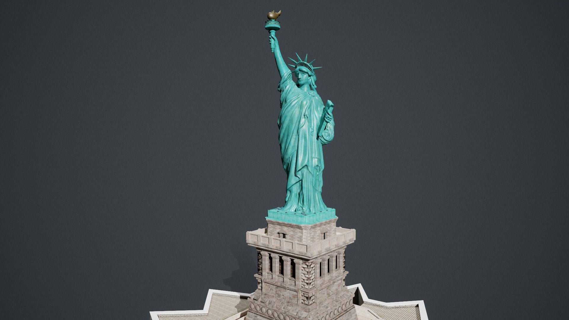 Statue Of Liberty Model - TurboSquid 2146429