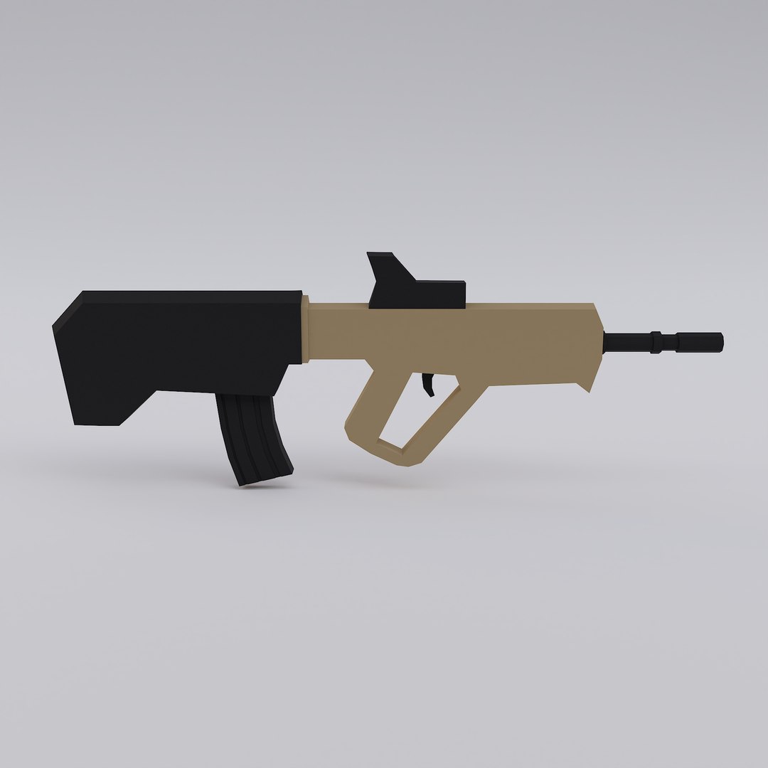 IWI Tavor TAR-21 Israeli Bullpup Assault Rifle 3D Model - TurboSquid ...