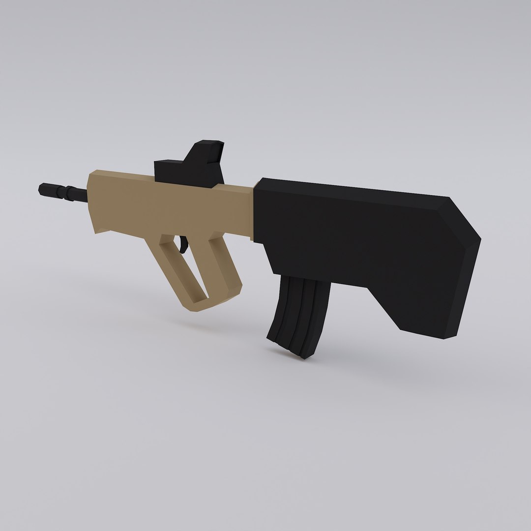 IWI Tavor TAR-21 Israeli Bullpup Assault Rifle 3D Model - TurboSquid ...