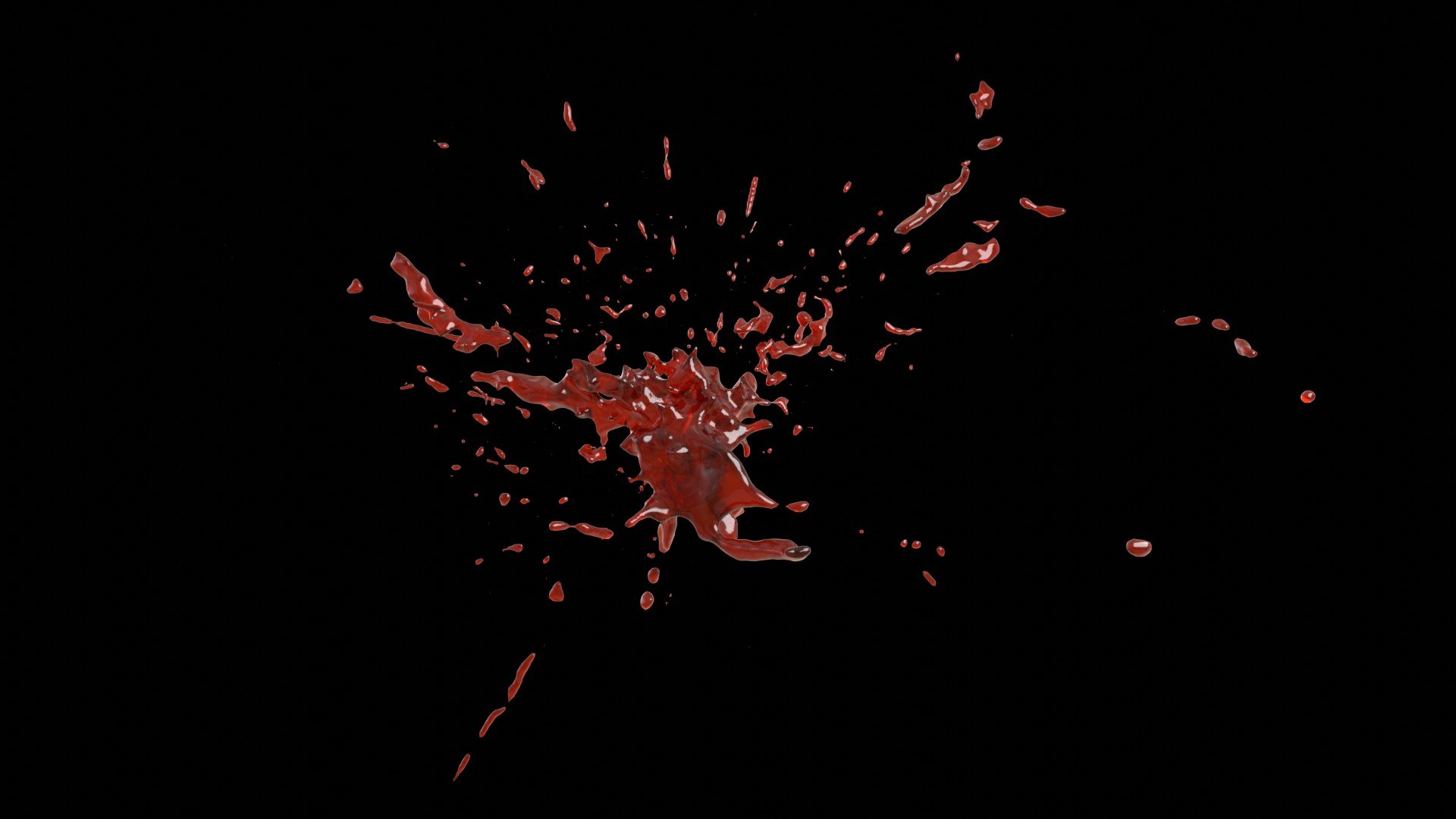 3D Drop Liquid Splash - TurboSquid 1682581