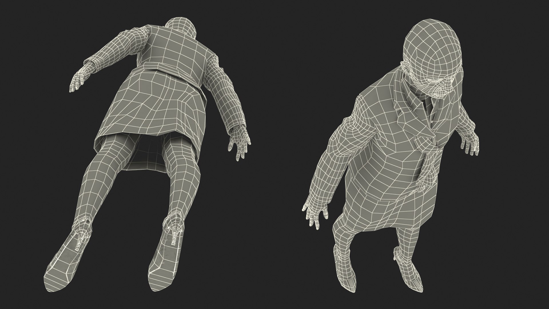 3D Model Professional Businesswoman Rigged - TurboSquid 2289585