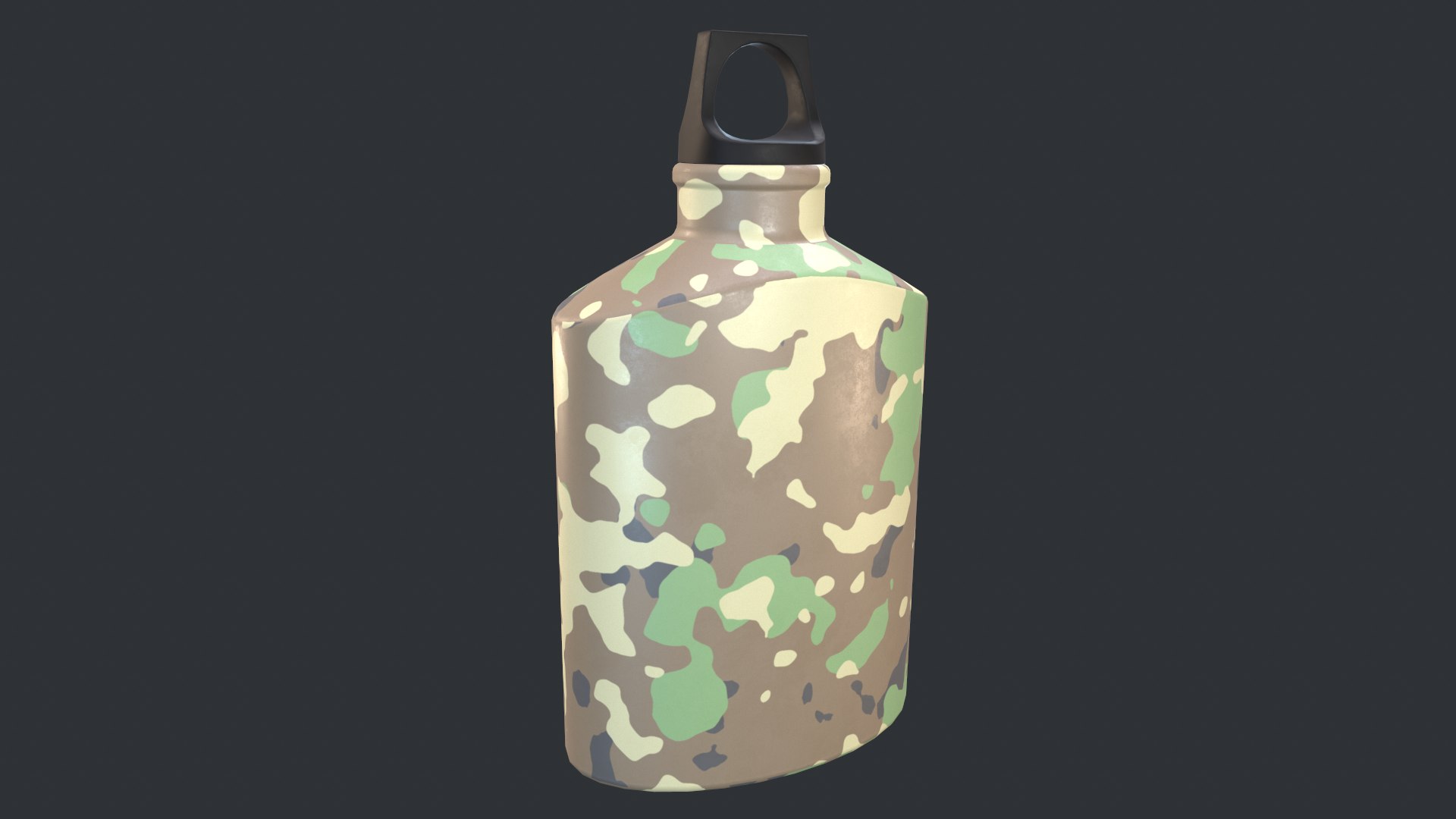 3D Flask Canister Camo - TurboSquid 2327818