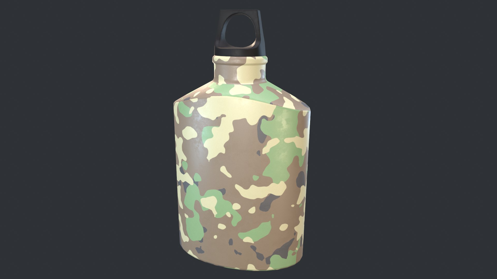3D Flask Canister Camo - TurboSquid 2327818