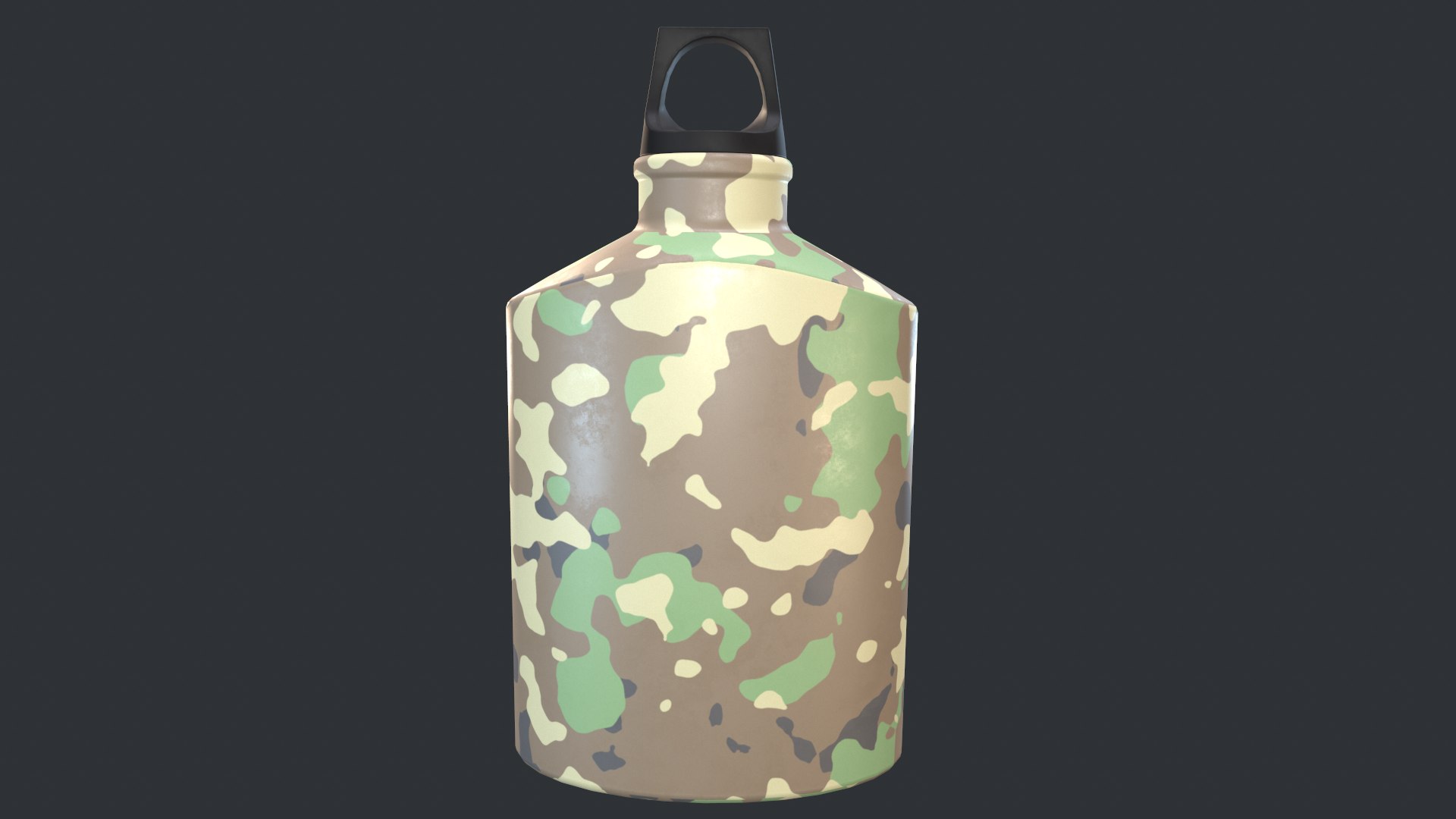3D Flask Canister Camo - TurboSquid 2327818
