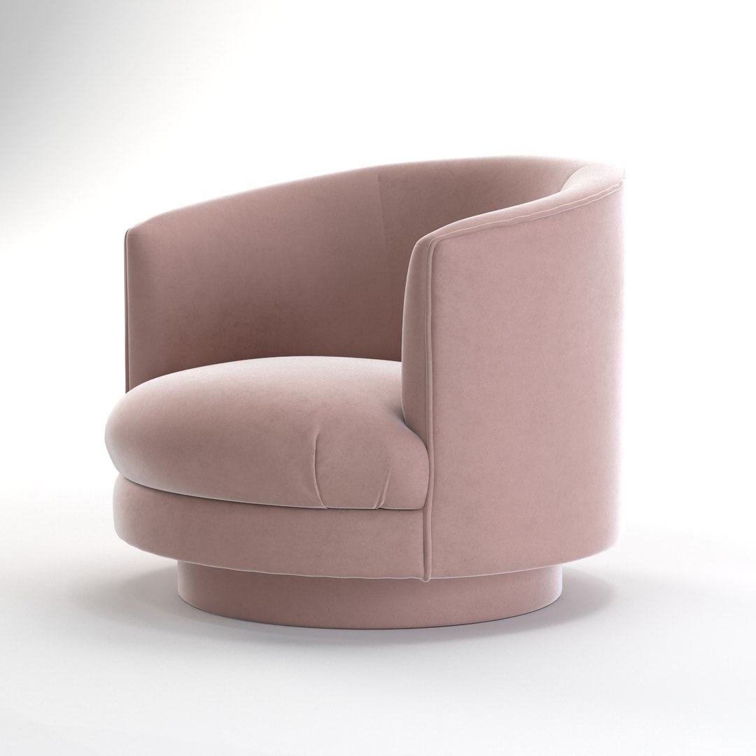 1960s Swivel Tub Chair 3D Model - TurboSquid 2084154