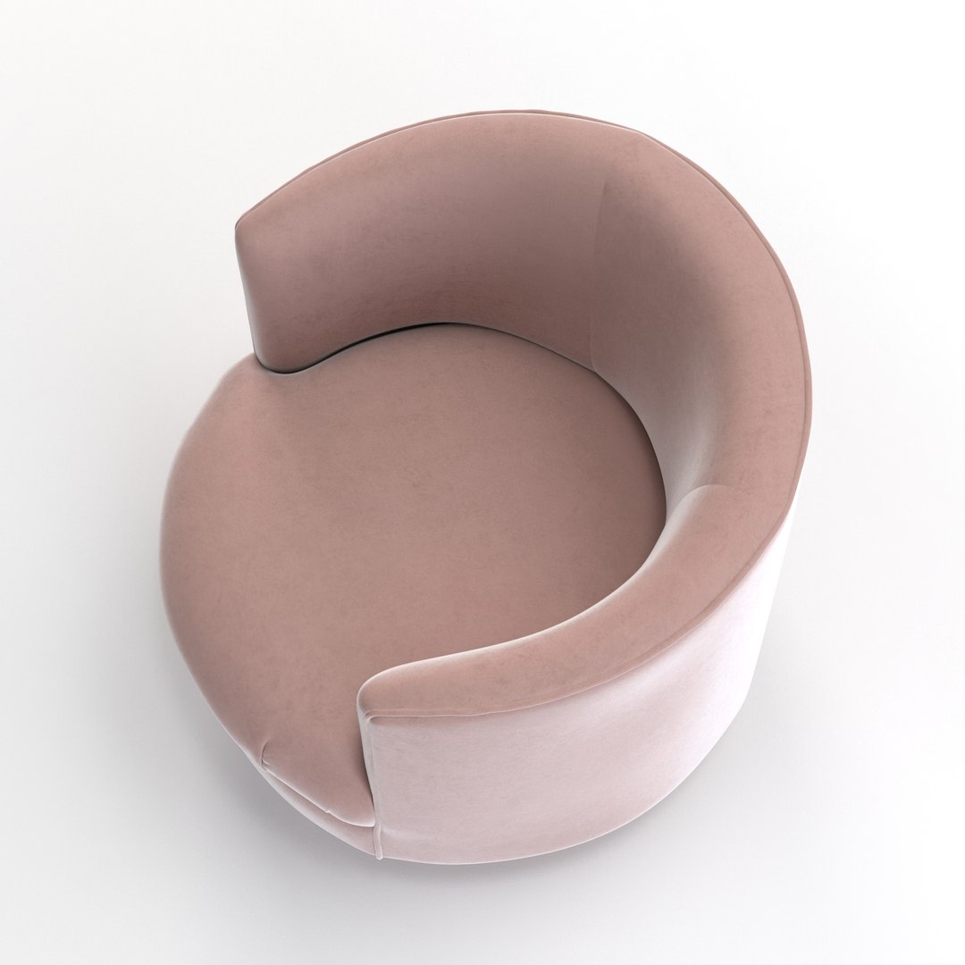 1960s Swivel Tub Chair 3D Model - TurboSquid 2084154