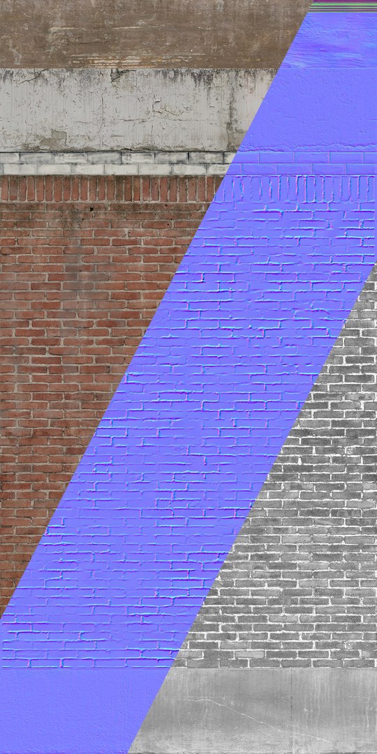 3d Old Brick Building Model