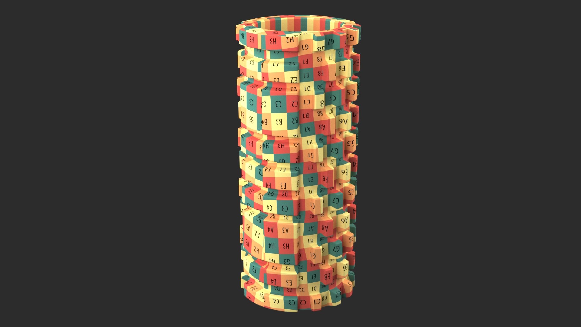 3D Fitness Roll - TurboSquid 1804669