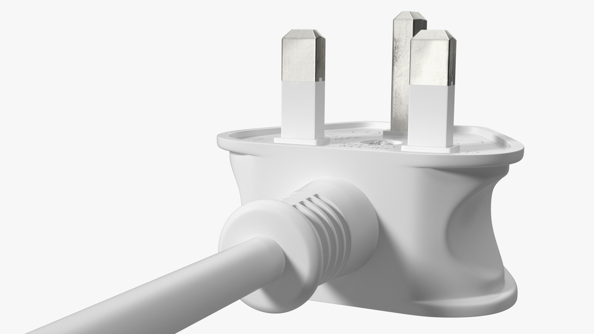 3D Model Type G Electric Plug White Rigged For Maya - TurboSquid 2056796