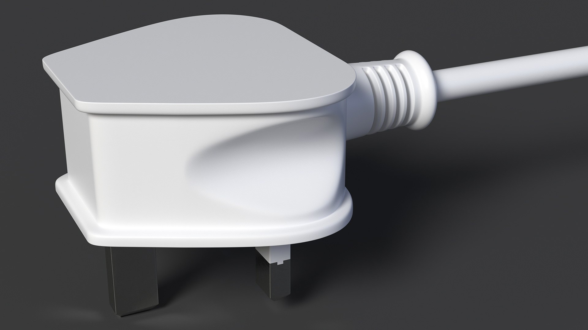 3D Model Type G Electric Plug White Rigged For Maya - TurboSquid 2056796