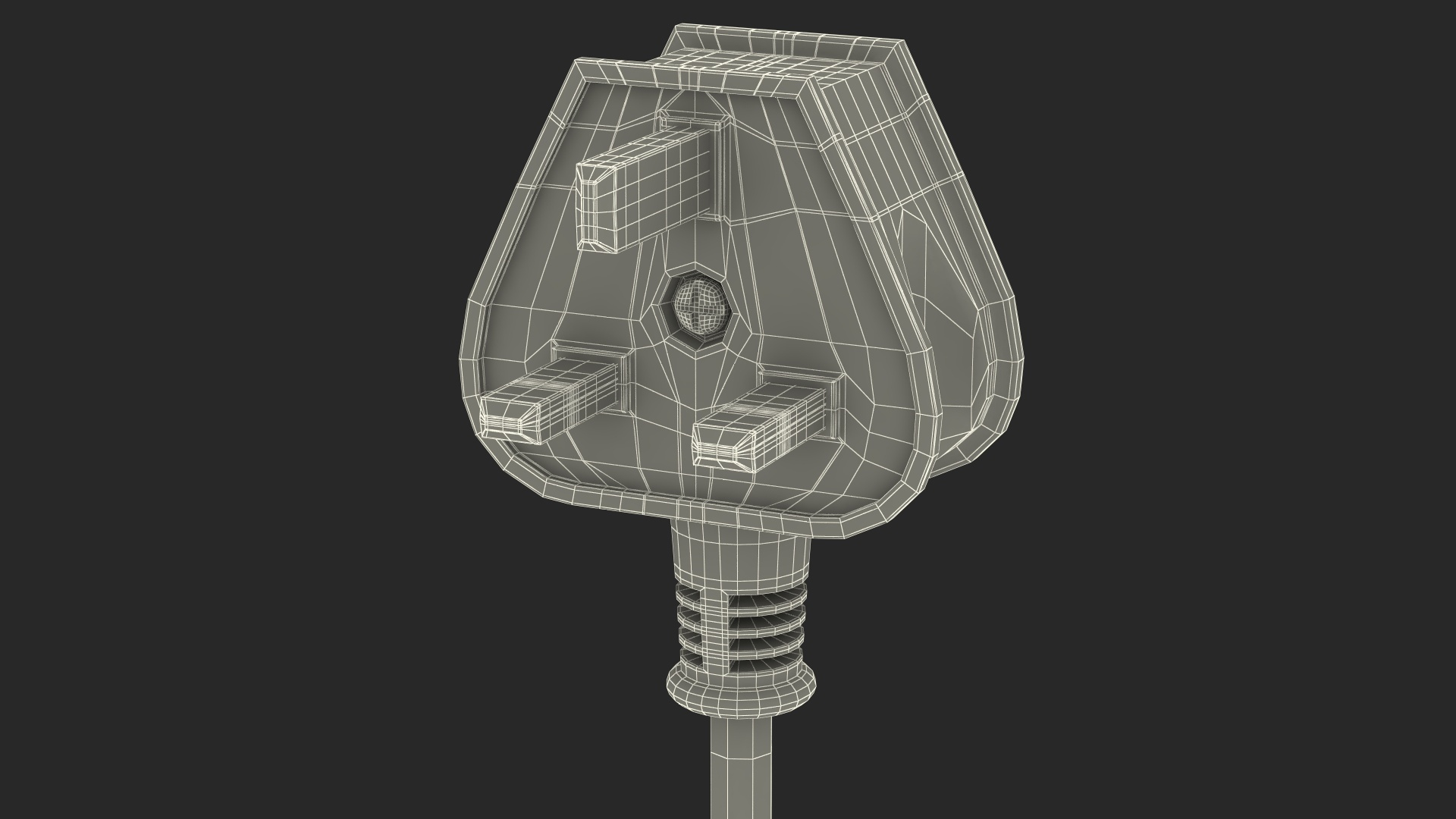 3D Model Type G Electric Plug White Rigged For Maya - TurboSquid 2056796