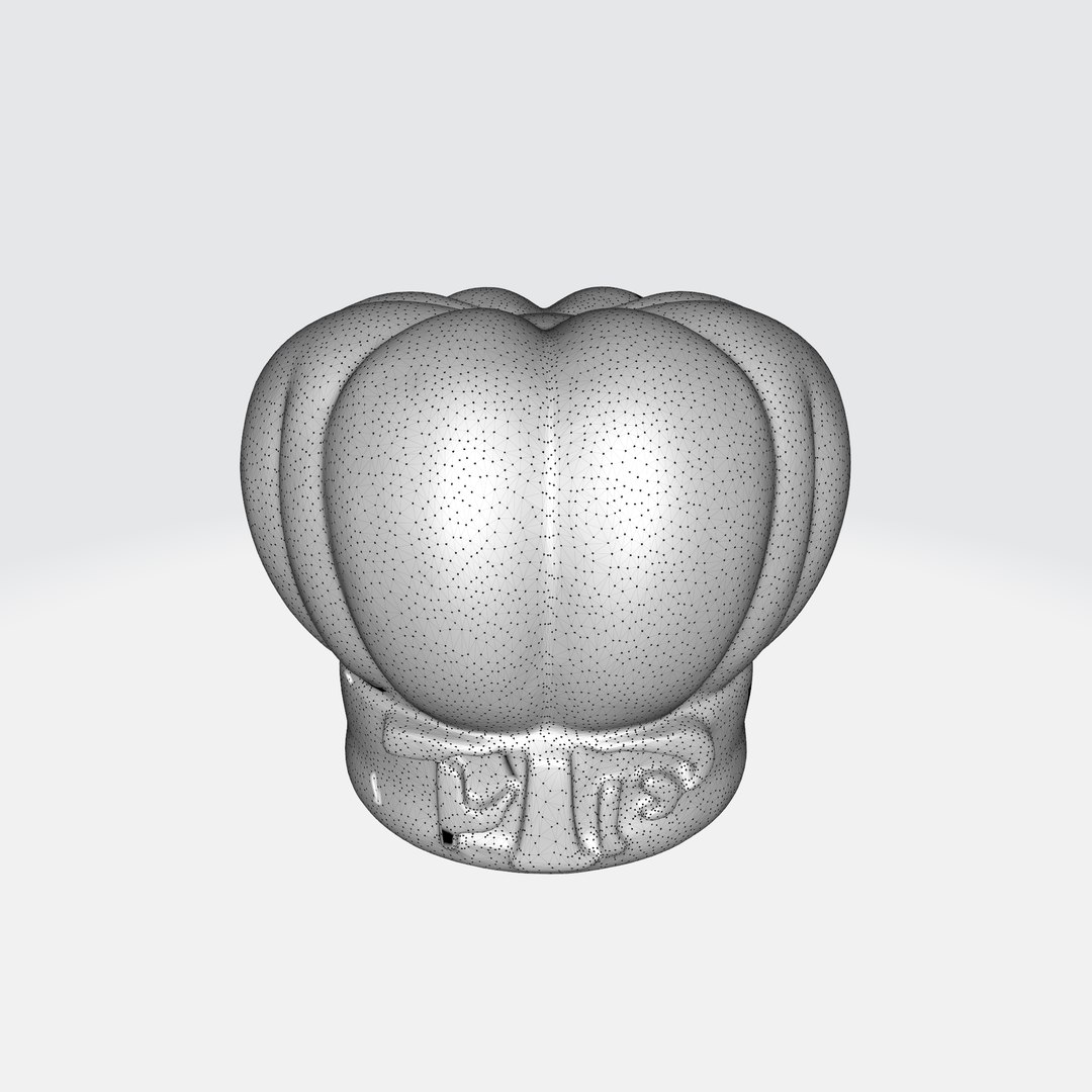 Stylish Chef Hat 3D Model - TurboSquid 2268069