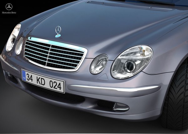 3d model mercedes e series