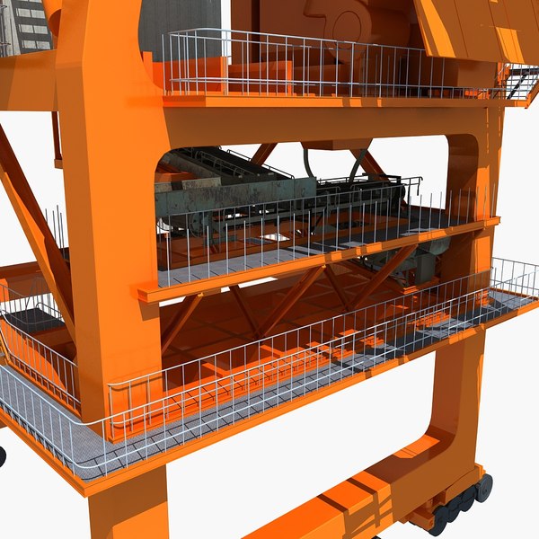 3D ship unloader crane bulk carrier model - TurboSquid 1389317