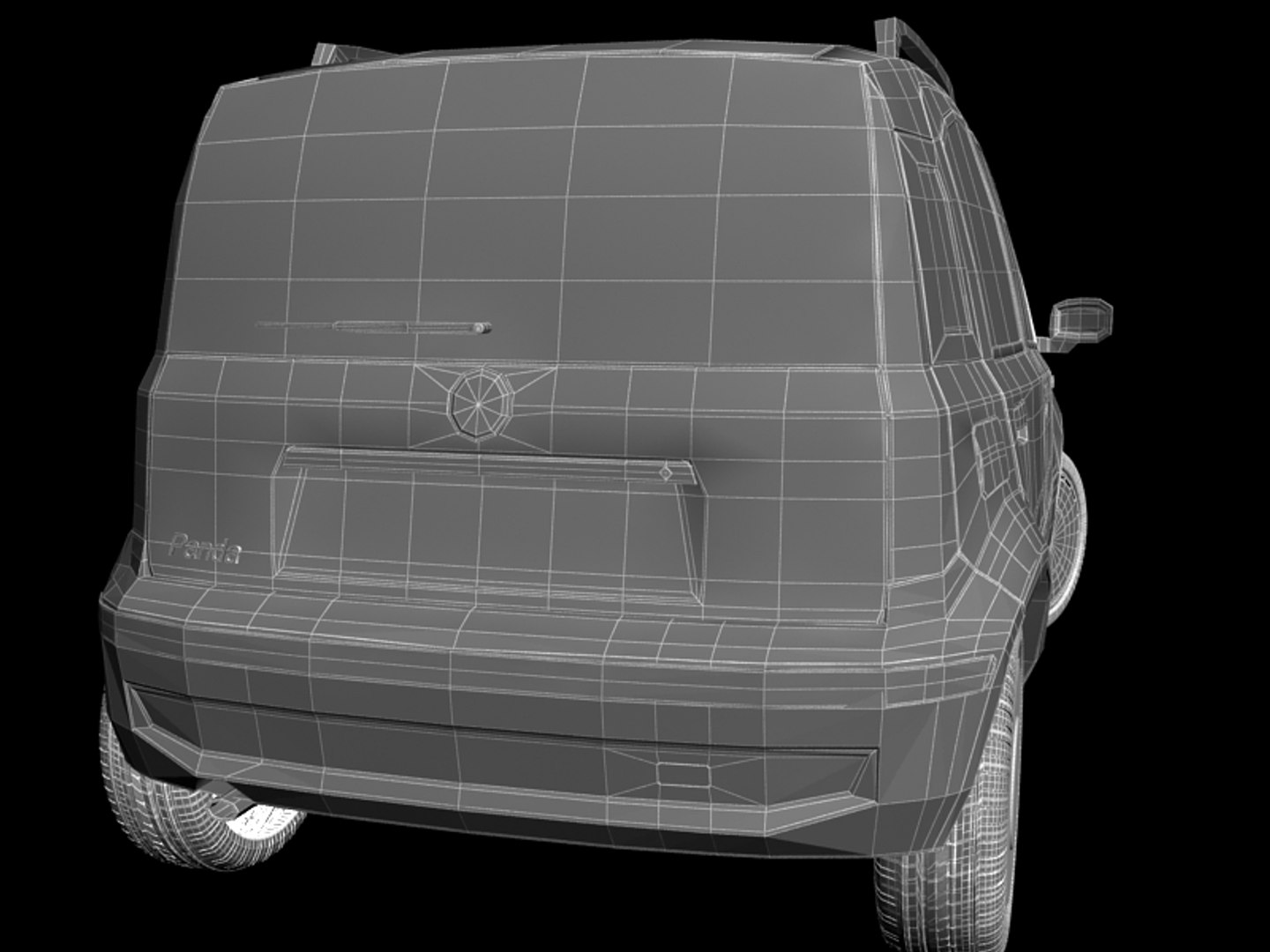 Fiat Panda Alessi 3d Max