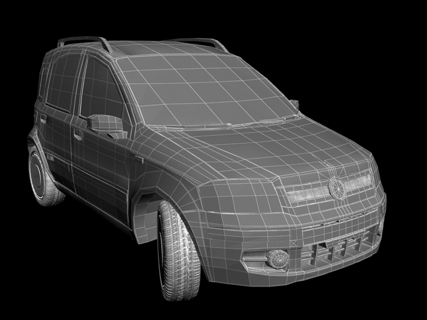 Fiat Panda Alessi 3d Max