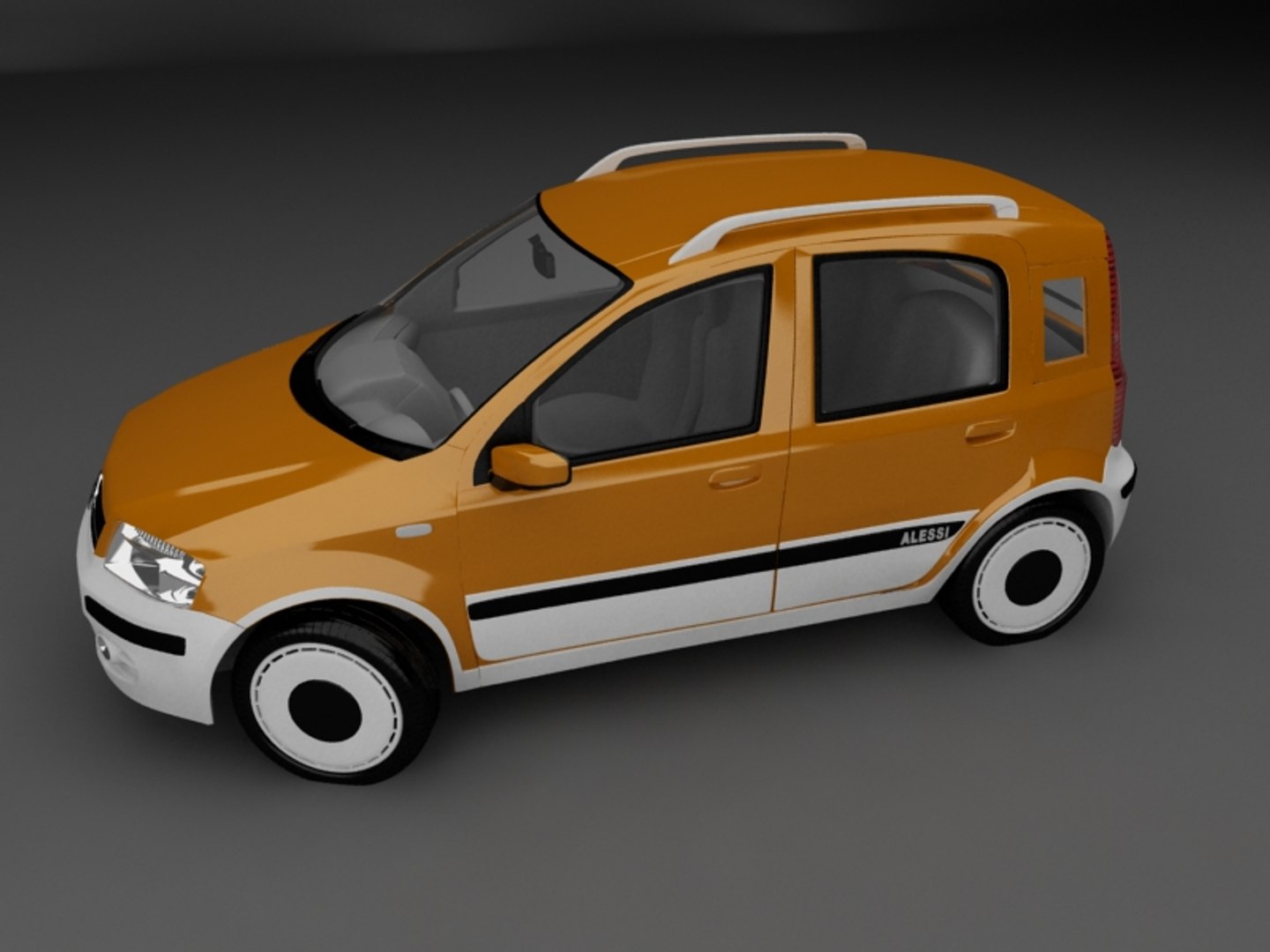 Fiat Panda Alessi 3d Max
