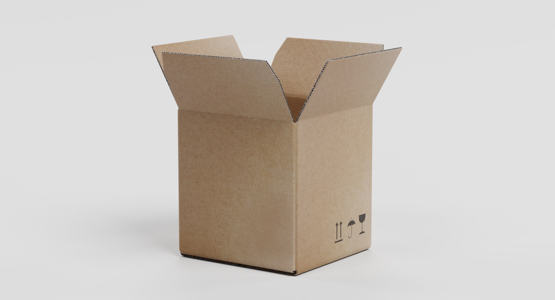 Cardboard Box 2 3D - TurboSquid 1241396