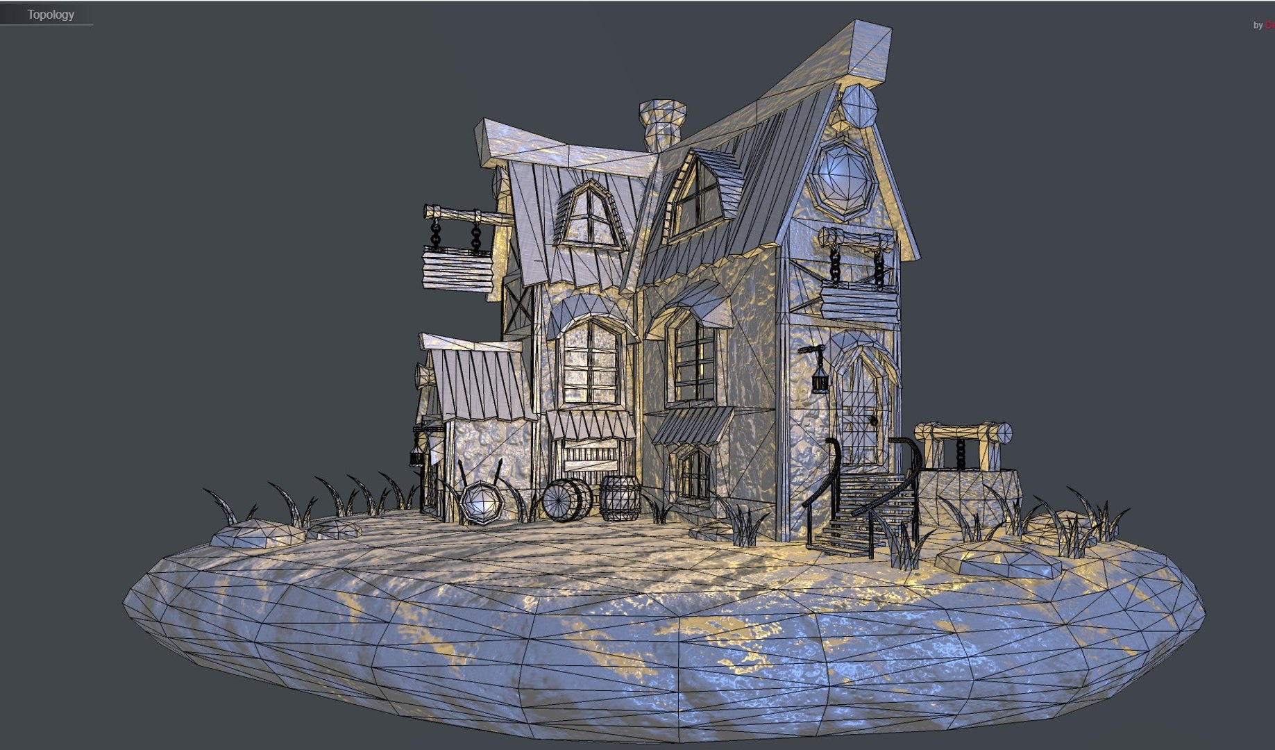 3D Tavern Model - TurboSquid 1588079