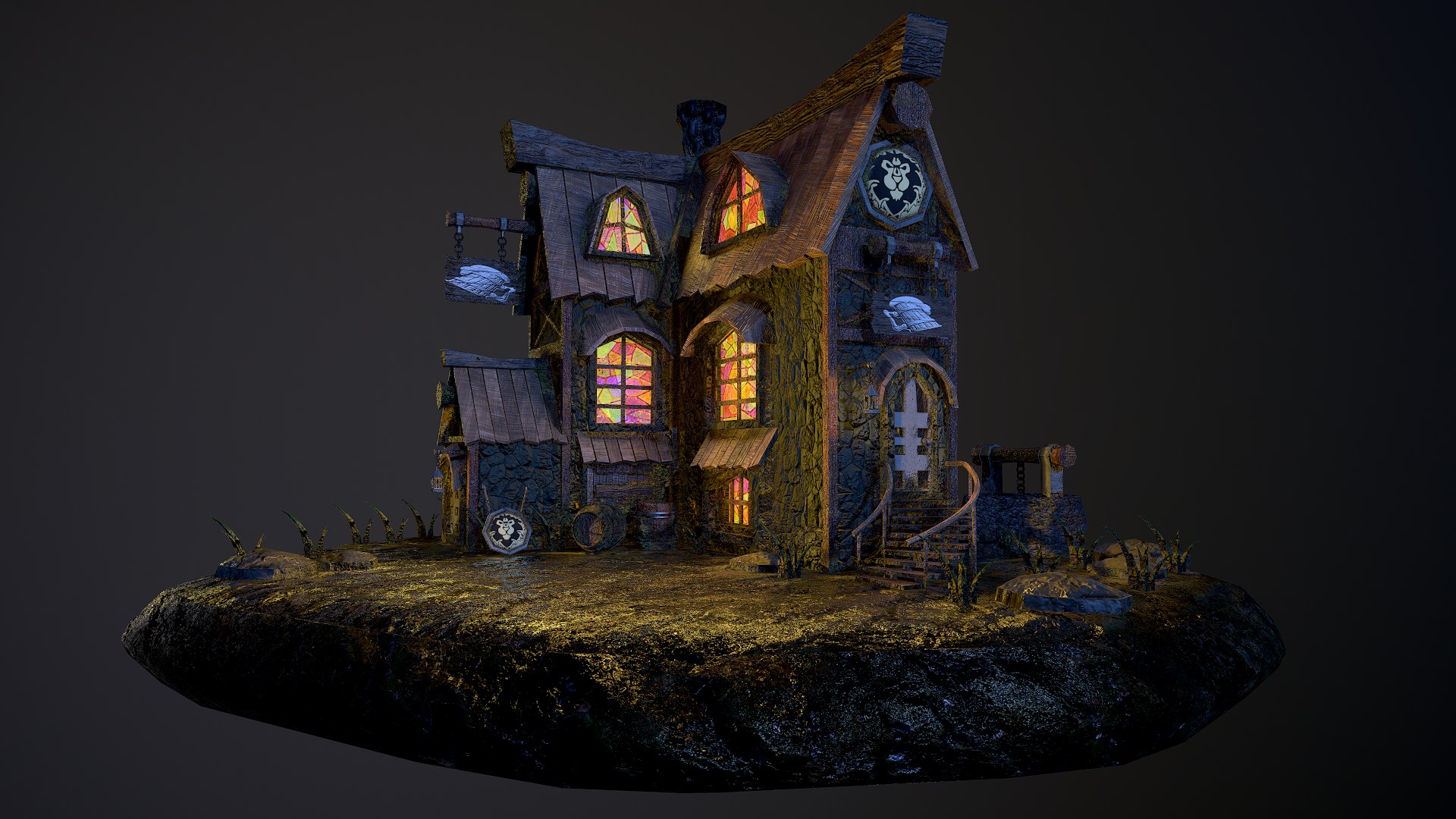 3D Tavern Model - TurboSquid 1588079