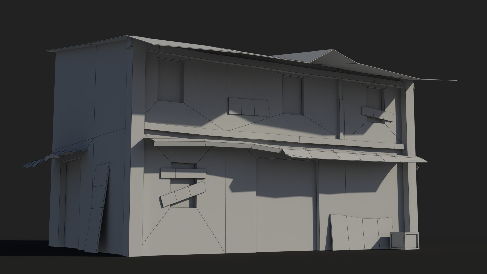 Slum X1 3D Model - TurboSquid 2009216
