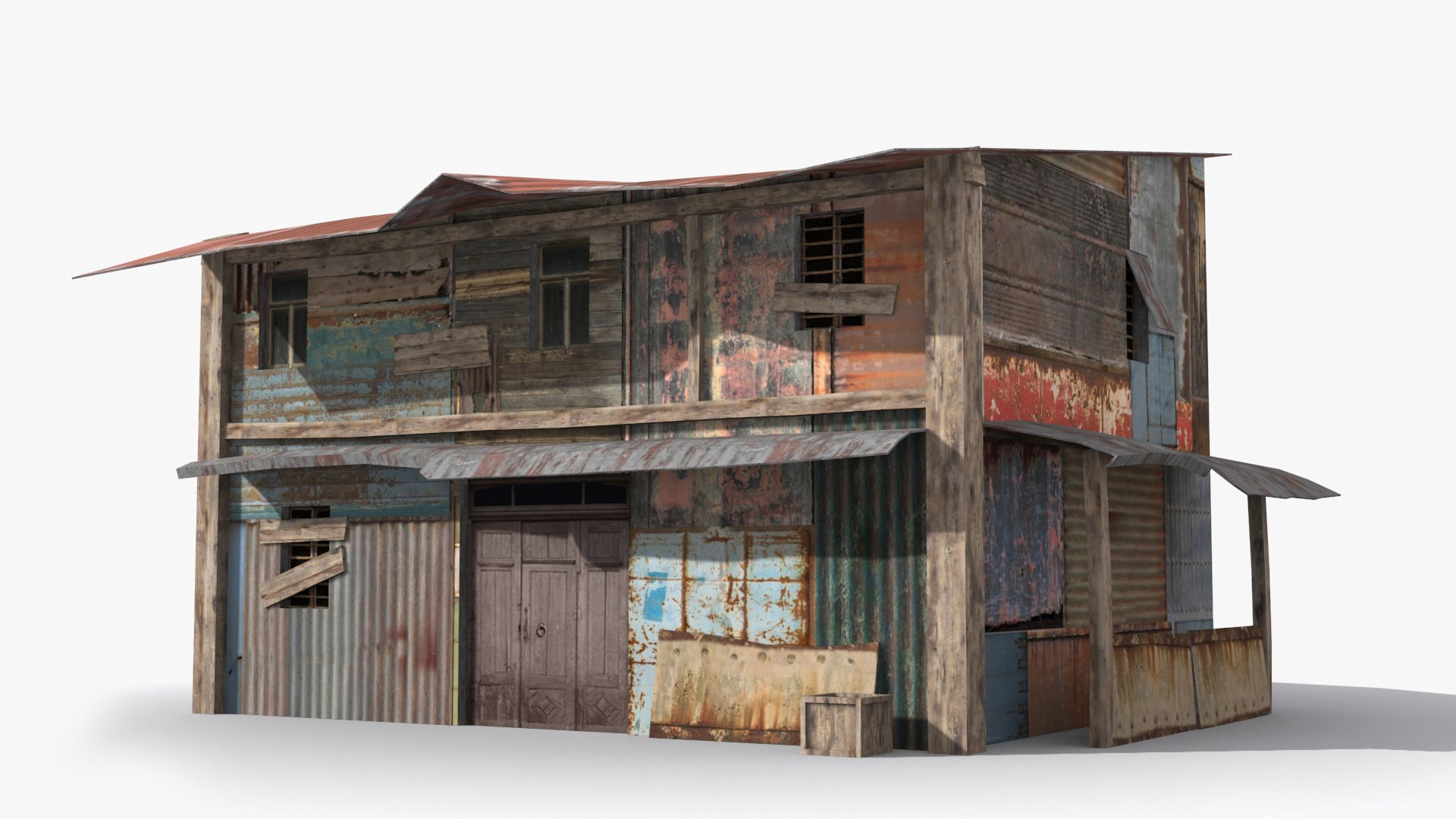 Slum X1 3D Model - TurboSquid 2009216