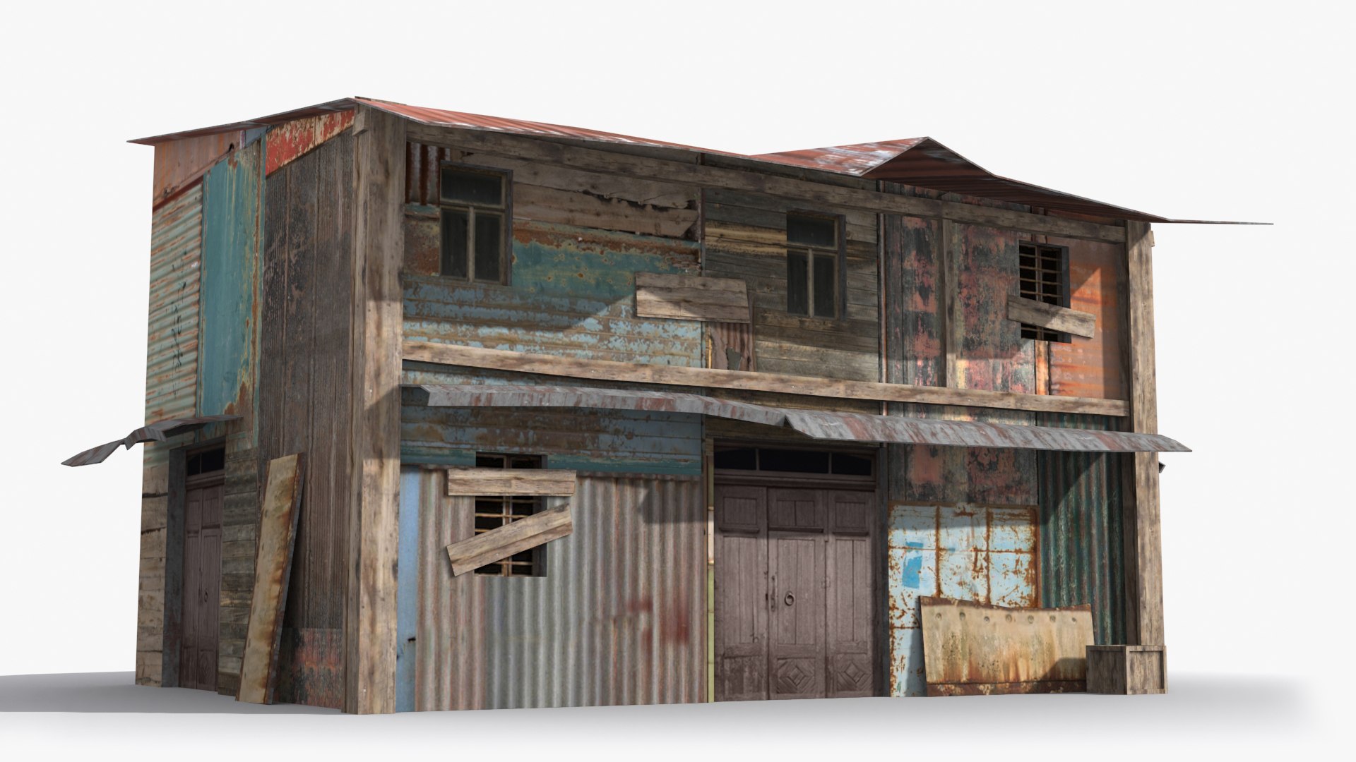 Slum X1 3D Model - TurboSquid 2009216