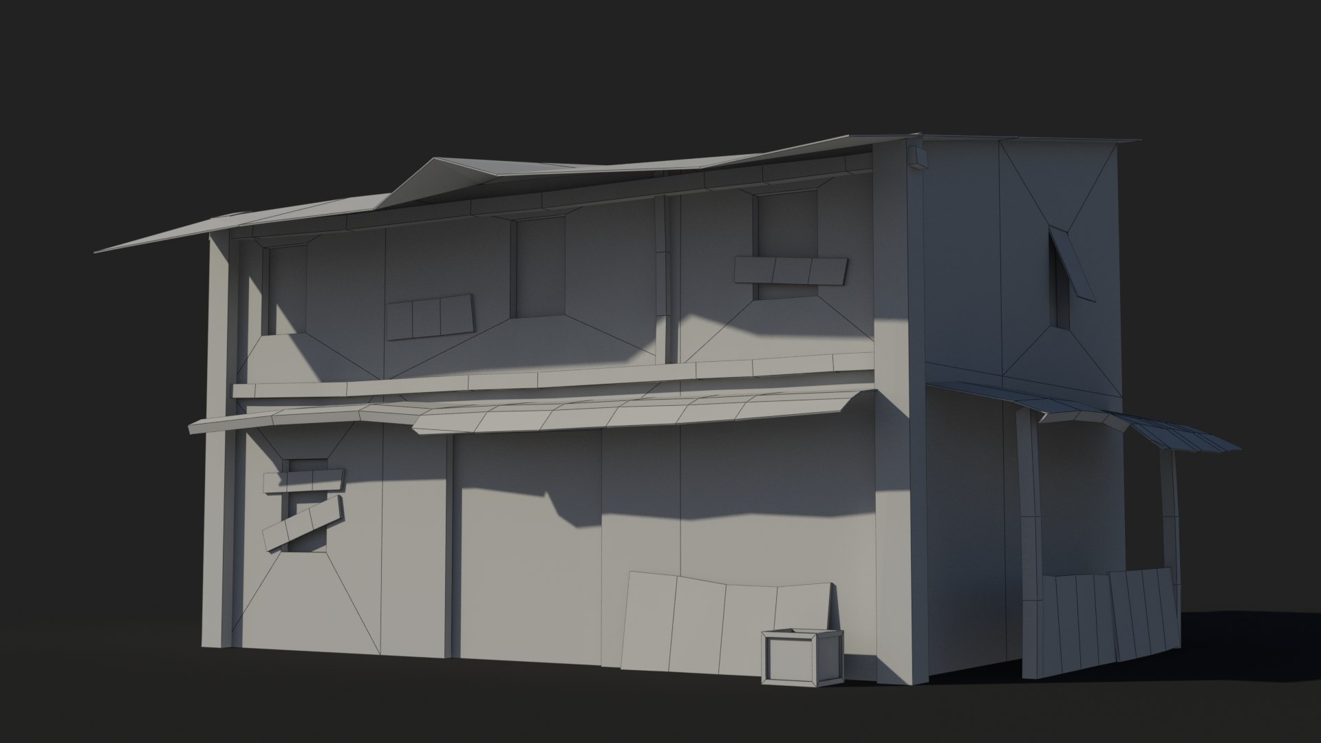 Slum X1 3D Model - TurboSquid 2009216