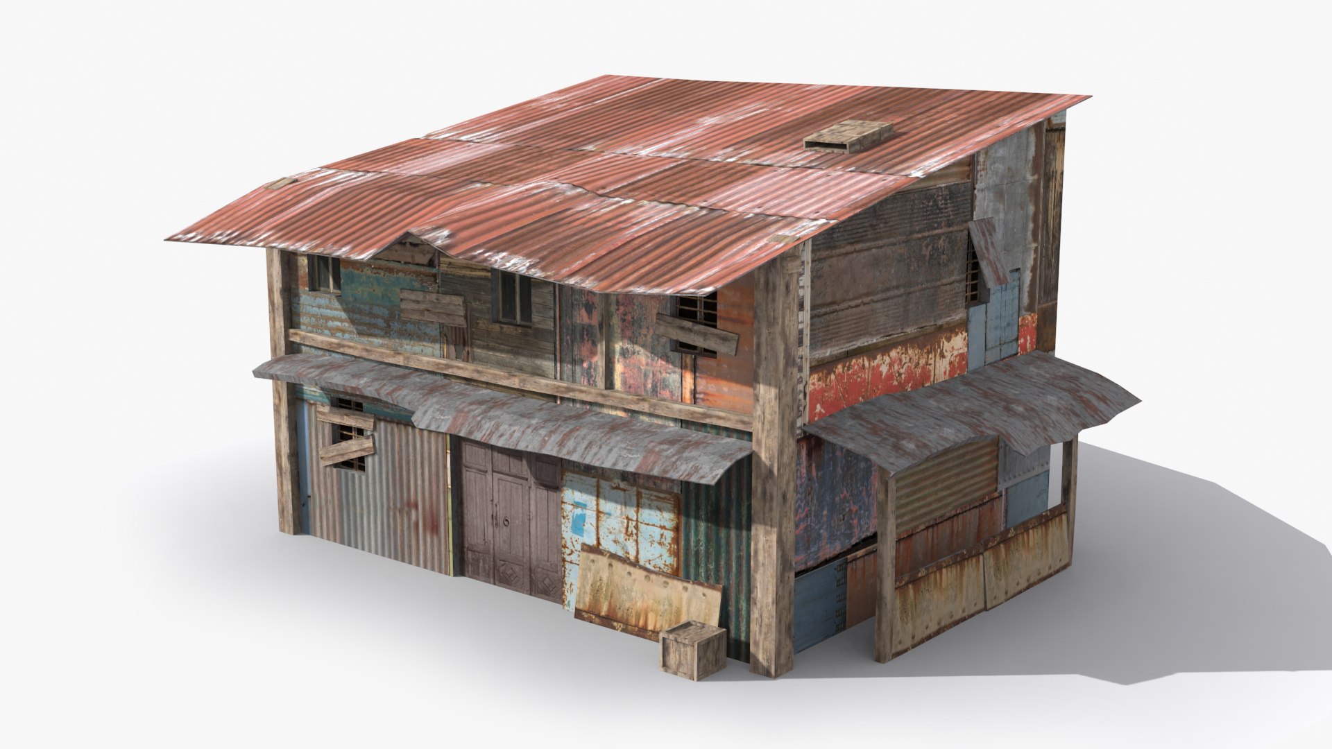Slum X1 3D Model - TurboSquid 2009216