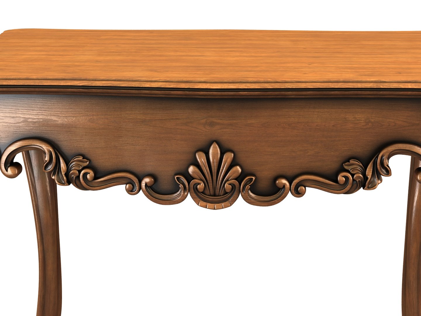 3d Model Of Carved Table