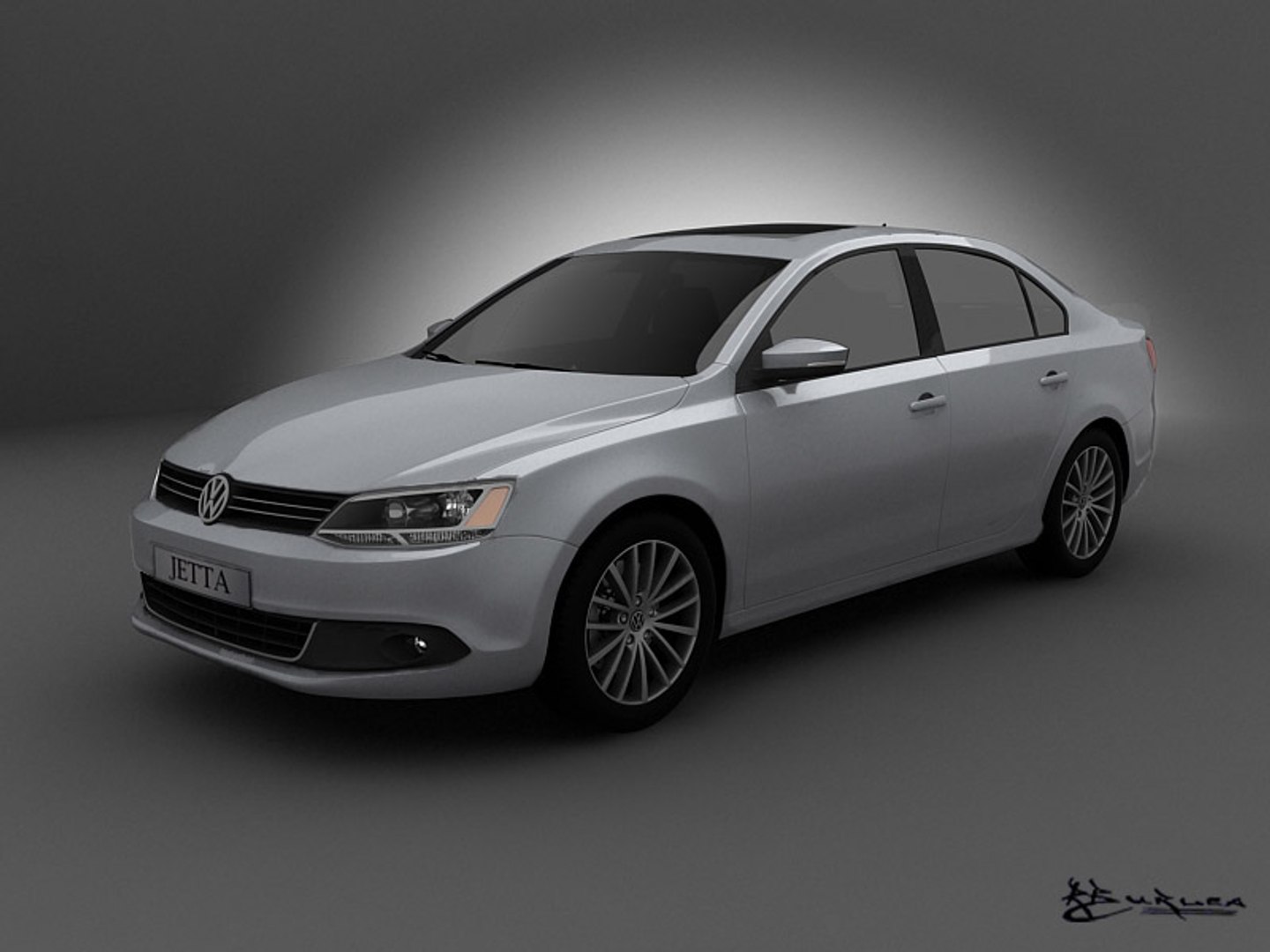 3ds Max Volkswagen Jetta 2011