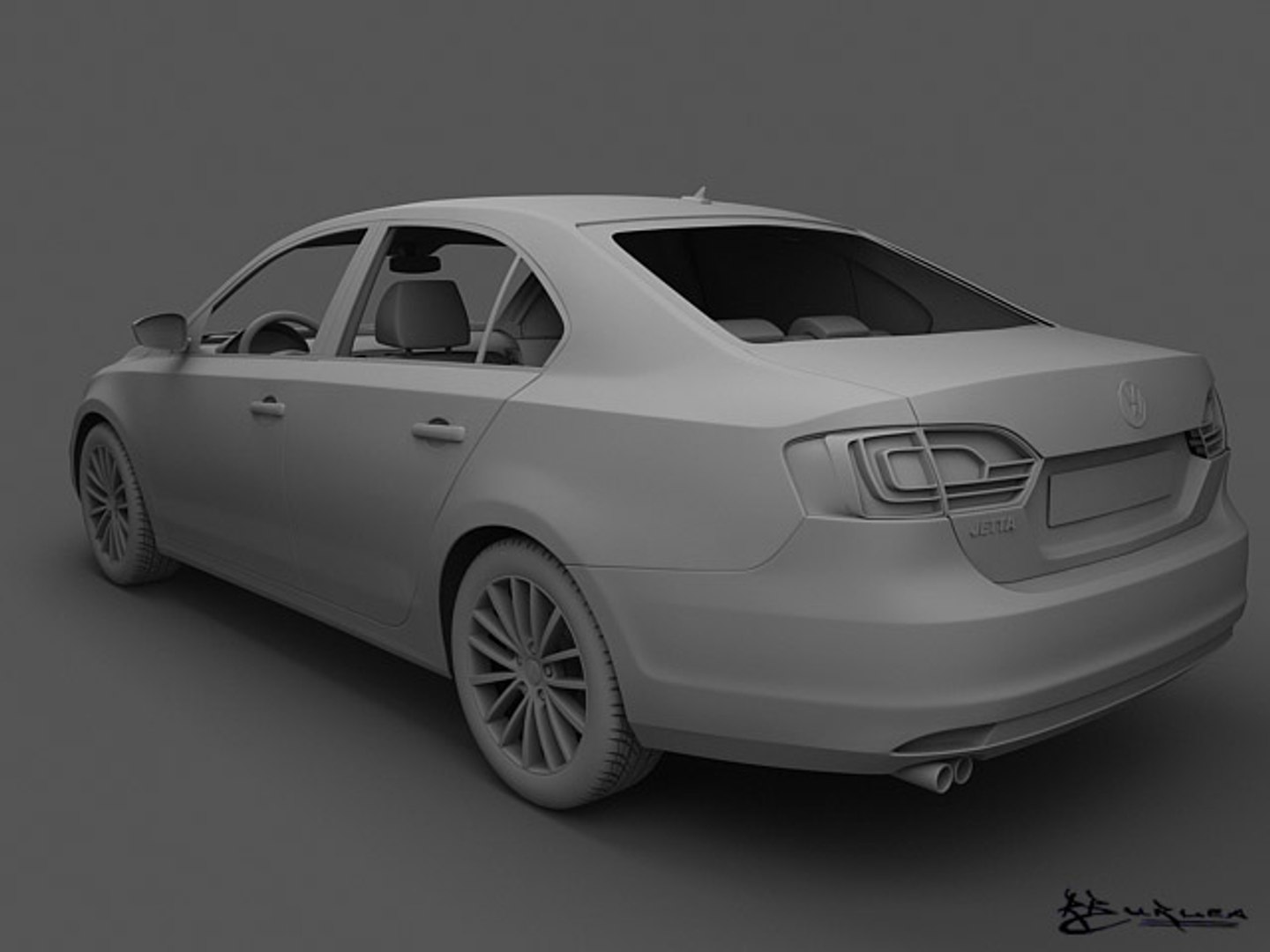 3ds Max Volkswagen Jetta 2011