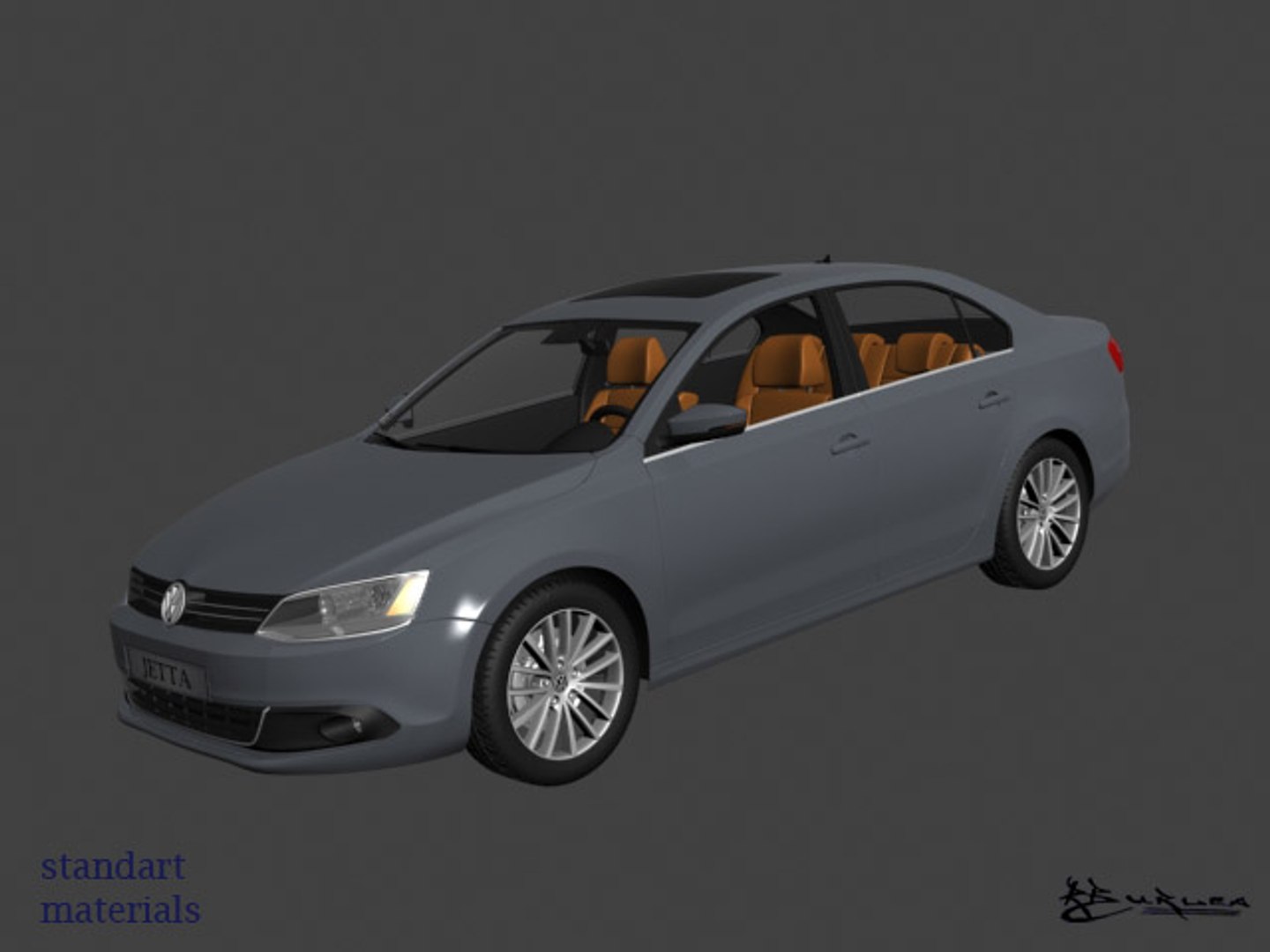3ds Max Volkswagen Jetta 2011