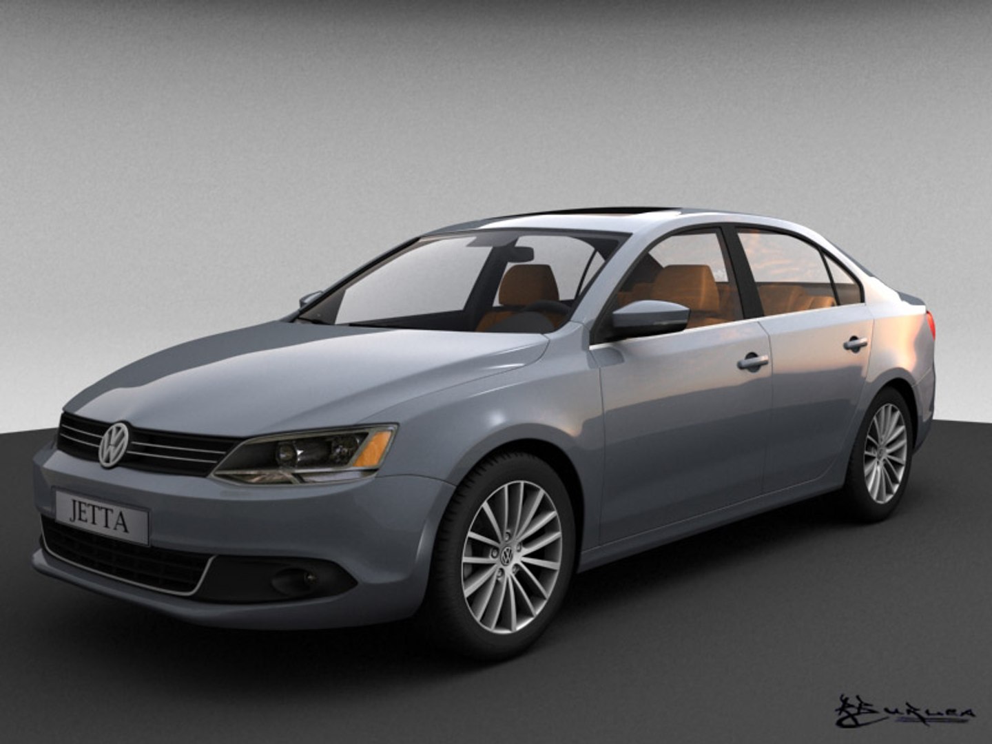 3ds Max Volkswagen Jetta 2011