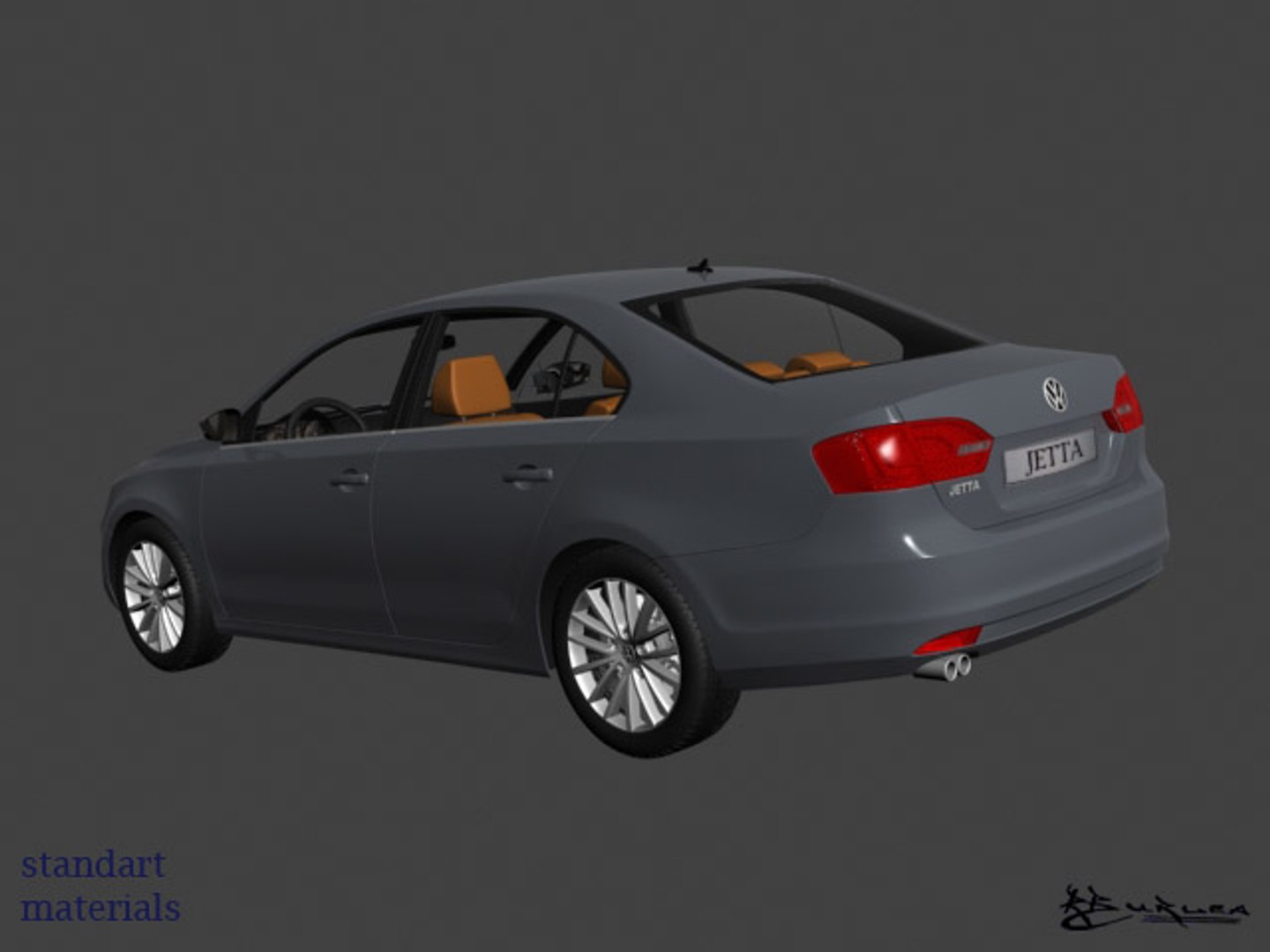 3ds Max Volkswagen Jetta 2011