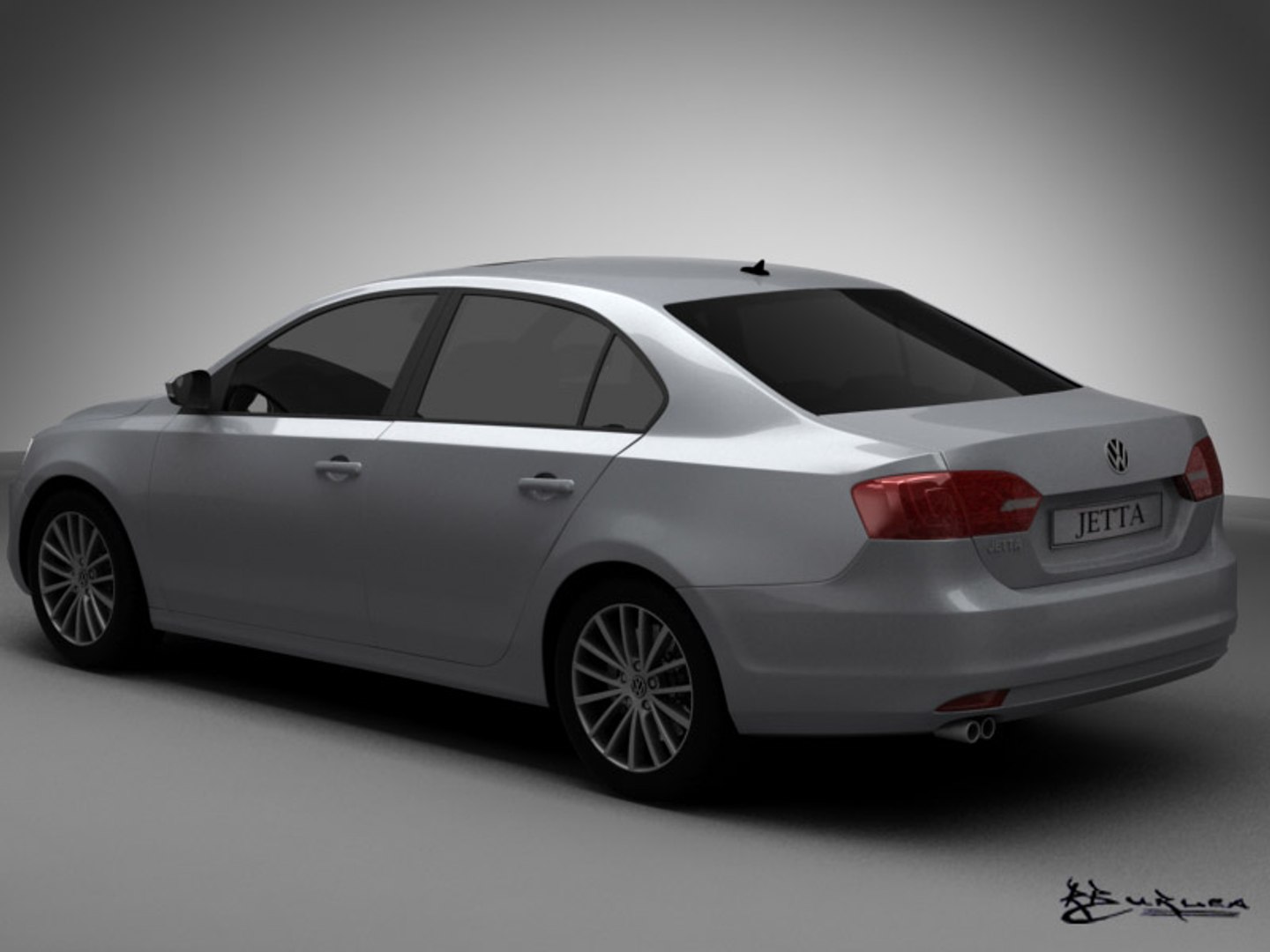 3ds Max Volkswagen Jetta 2011