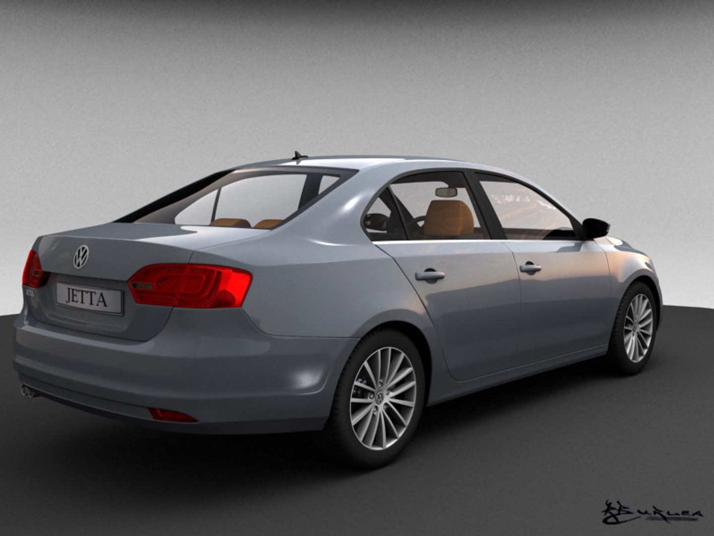 3ds Max Volkswagen Jetta 2011