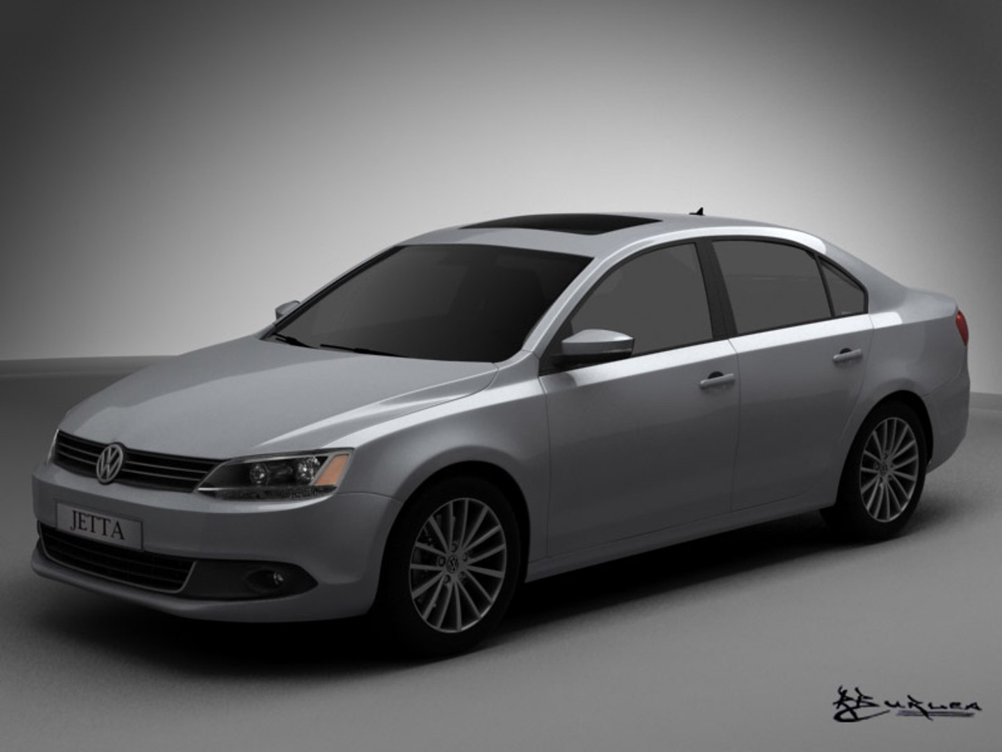3ds Max Volkswagen Jetta 2011