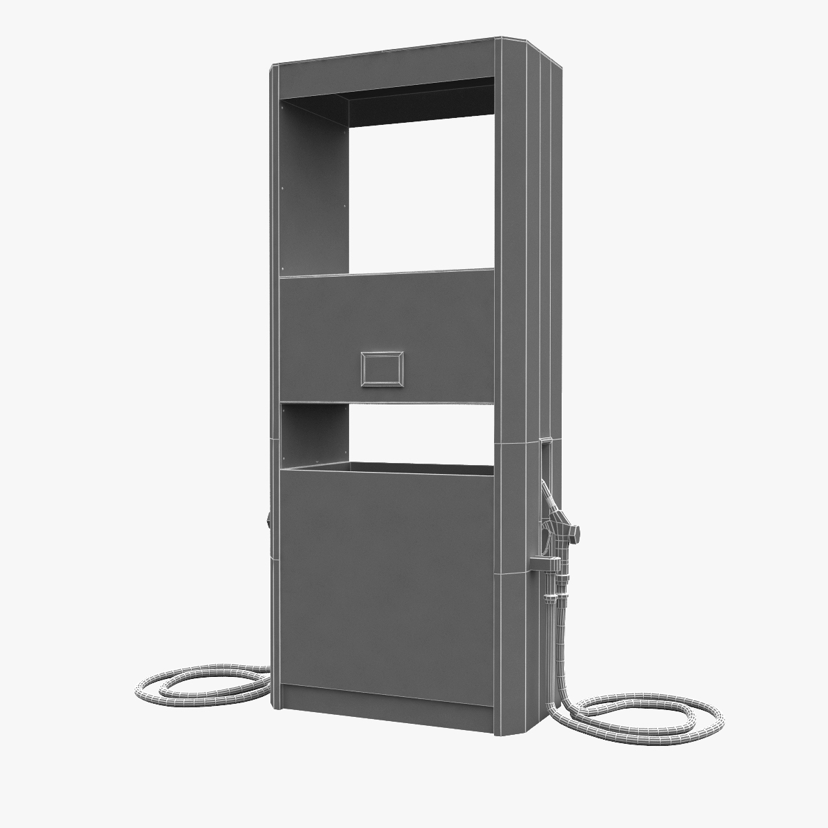 3d model gas pump 4