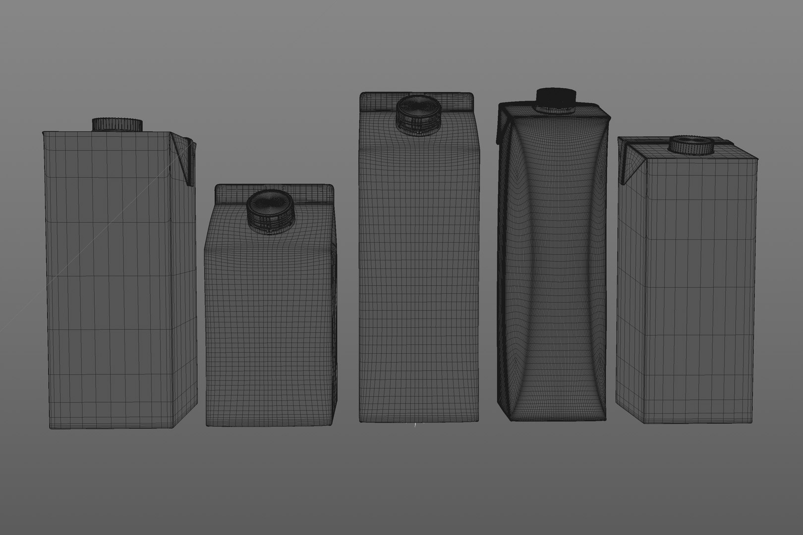 3D Tetra Pak Set - TurboSquid 2163902