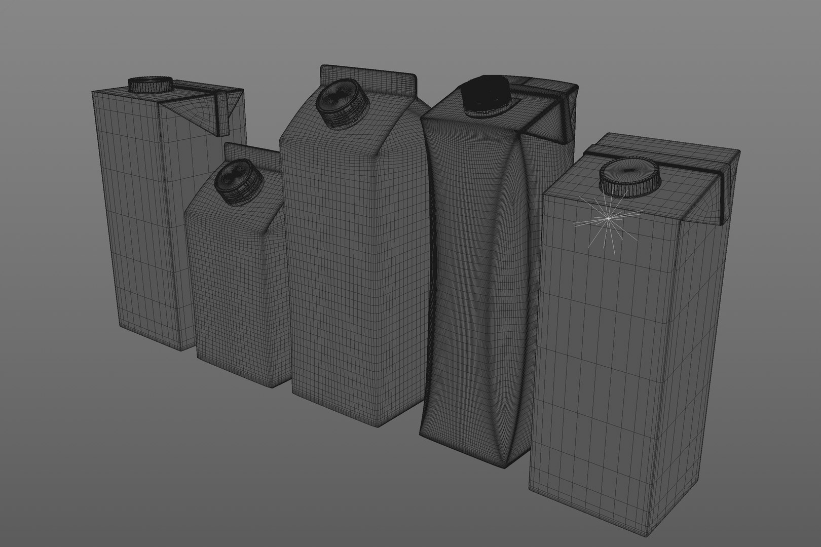 3D Tetra Pak Set - TurboSquid 2163902