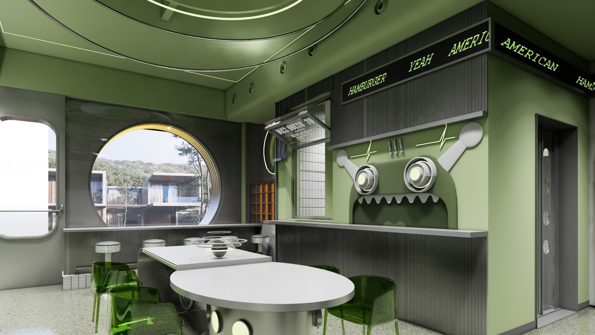 3D Fast Food Restaurant -A5 - TurboSquid 2386382