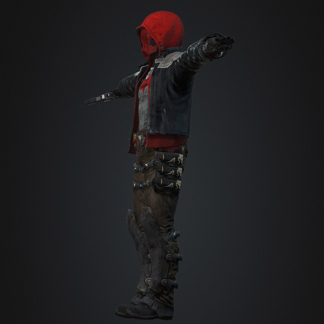 3D Model Red Hood Character - TurboSquid 2418095